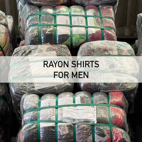 Vintage Rayon Shirts for Men Wholesale Clothing Bale | UK Supplier ...