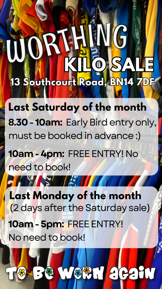 Warehouse Kilo Sale – ToBeWornAgain